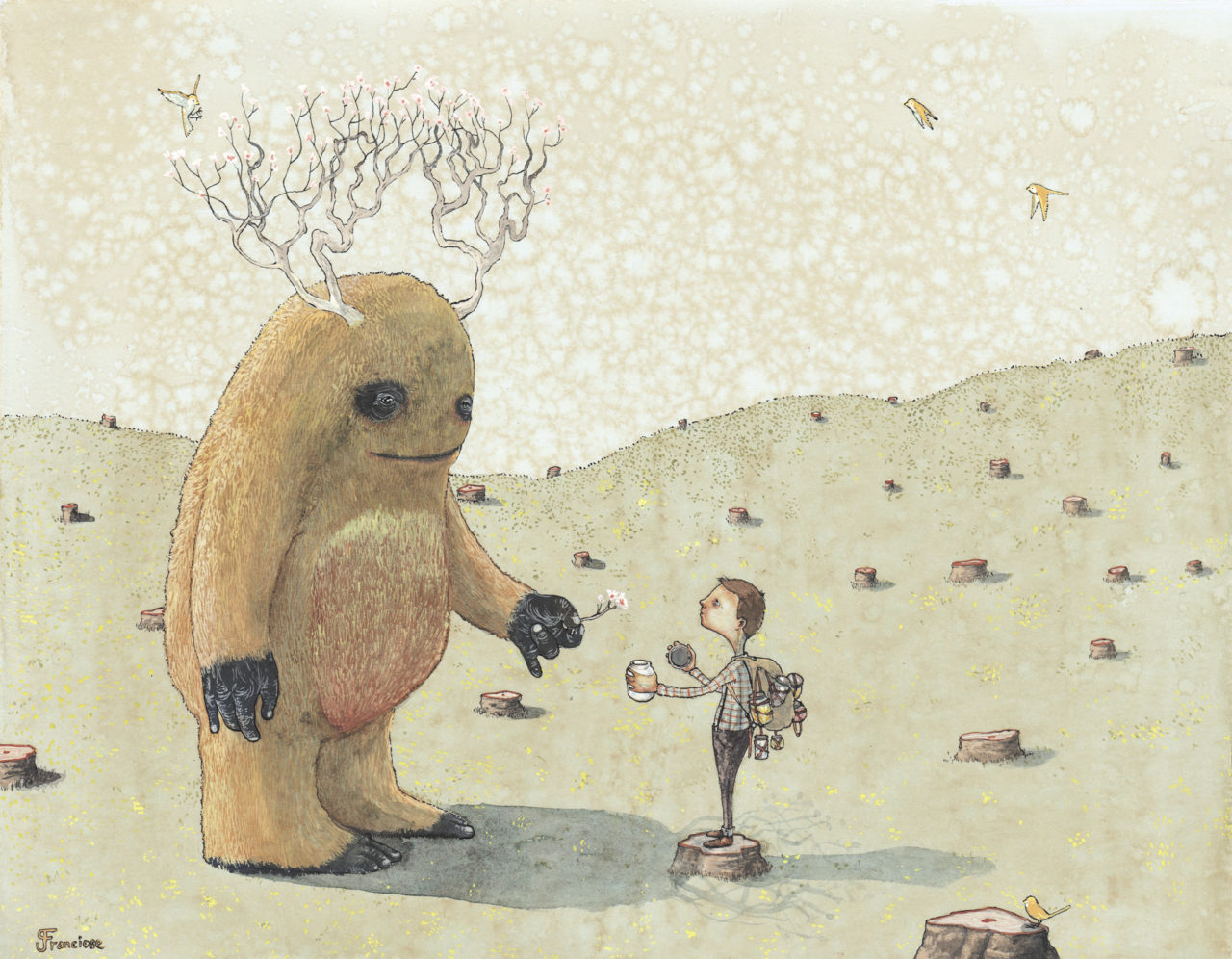 The Last Cherry Blossom By Graham Franciose - BIRDY MAGAZINE