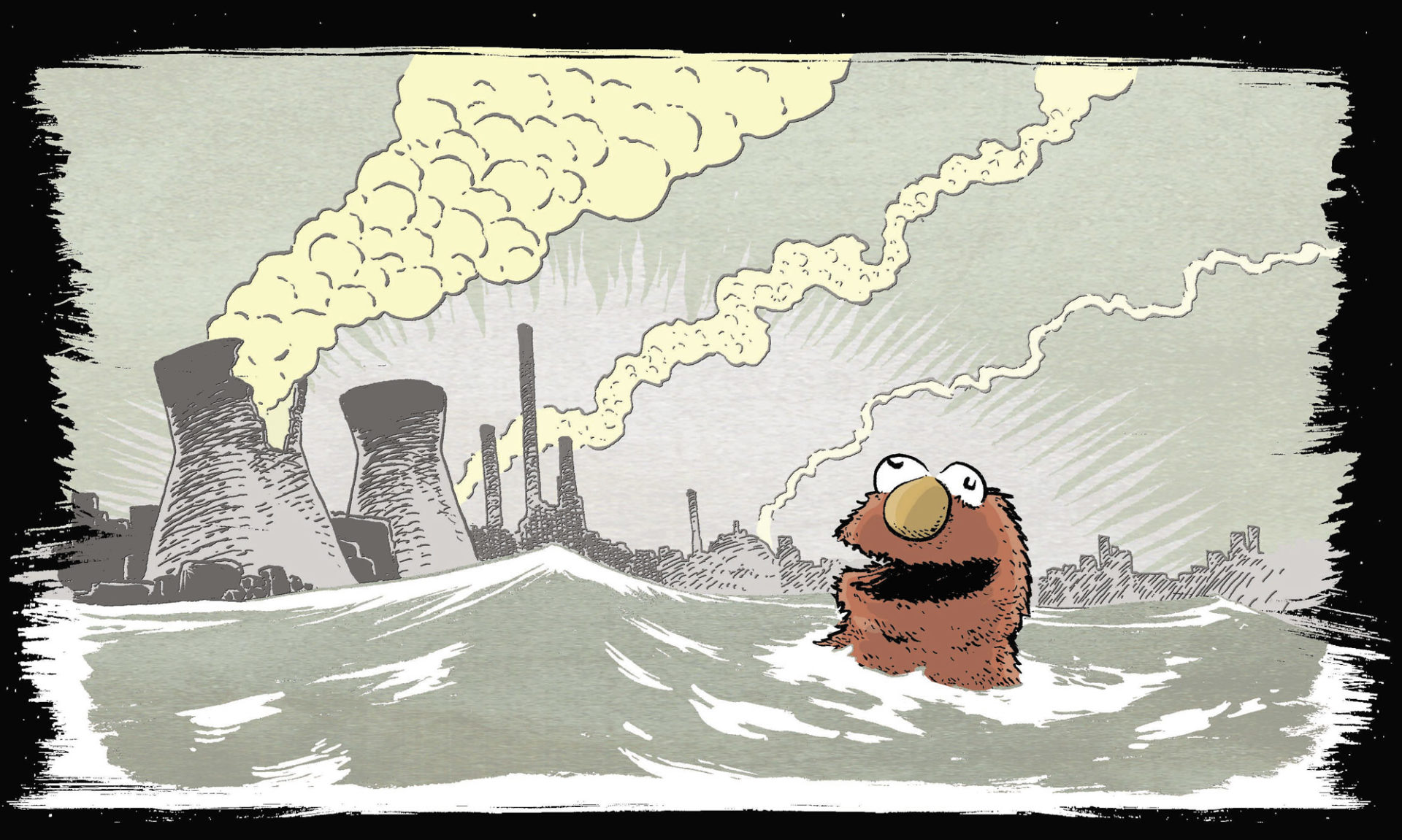 Ellie Wants A Hug by Garrett Grams | Art by Peter Glanting - BIRDY MAGAZINE