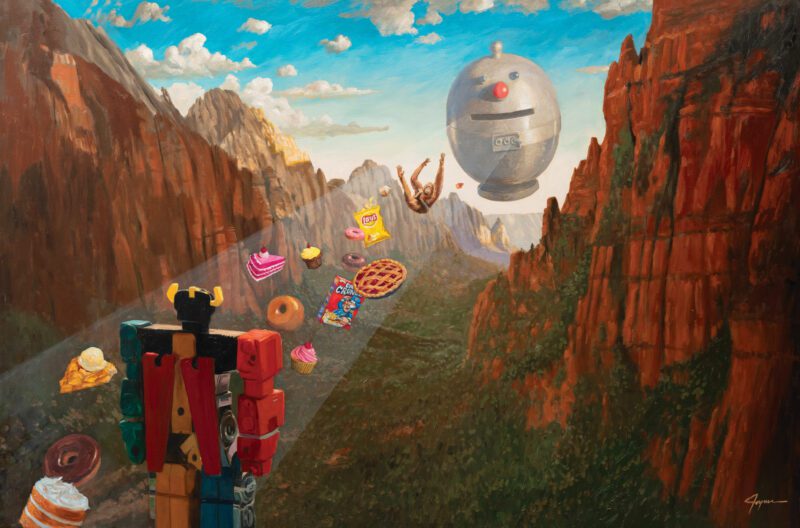 September 2024 Centerfold: Invisible force by Eric Joyner - BIRDY MAGAZINE